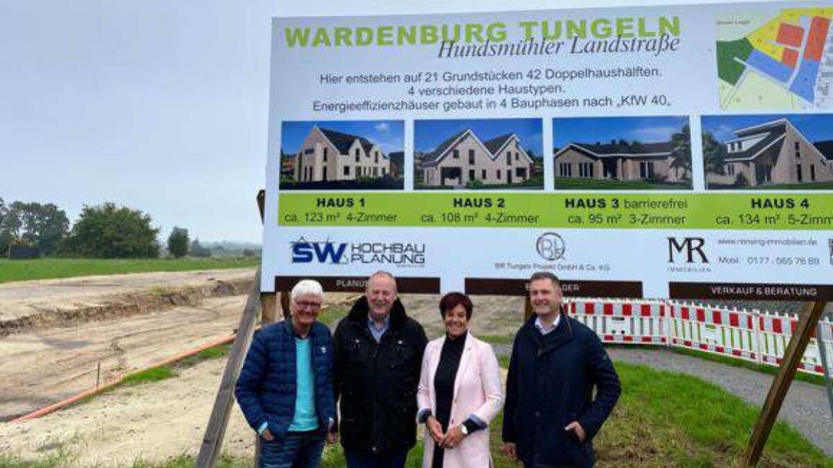 Wohnen in Wardenburg: Am Tungeler Kamp entsteht ab 2023 ein Neubaugebiet