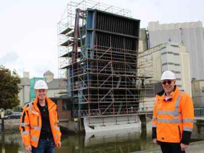 Brommy-Brücke in Brake: Sperrung während Konservierungsarbeiten