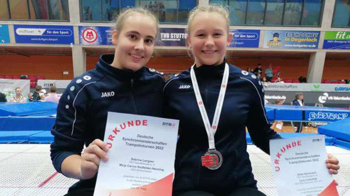 Ganderkeseerinnen bei Trampolin-DM