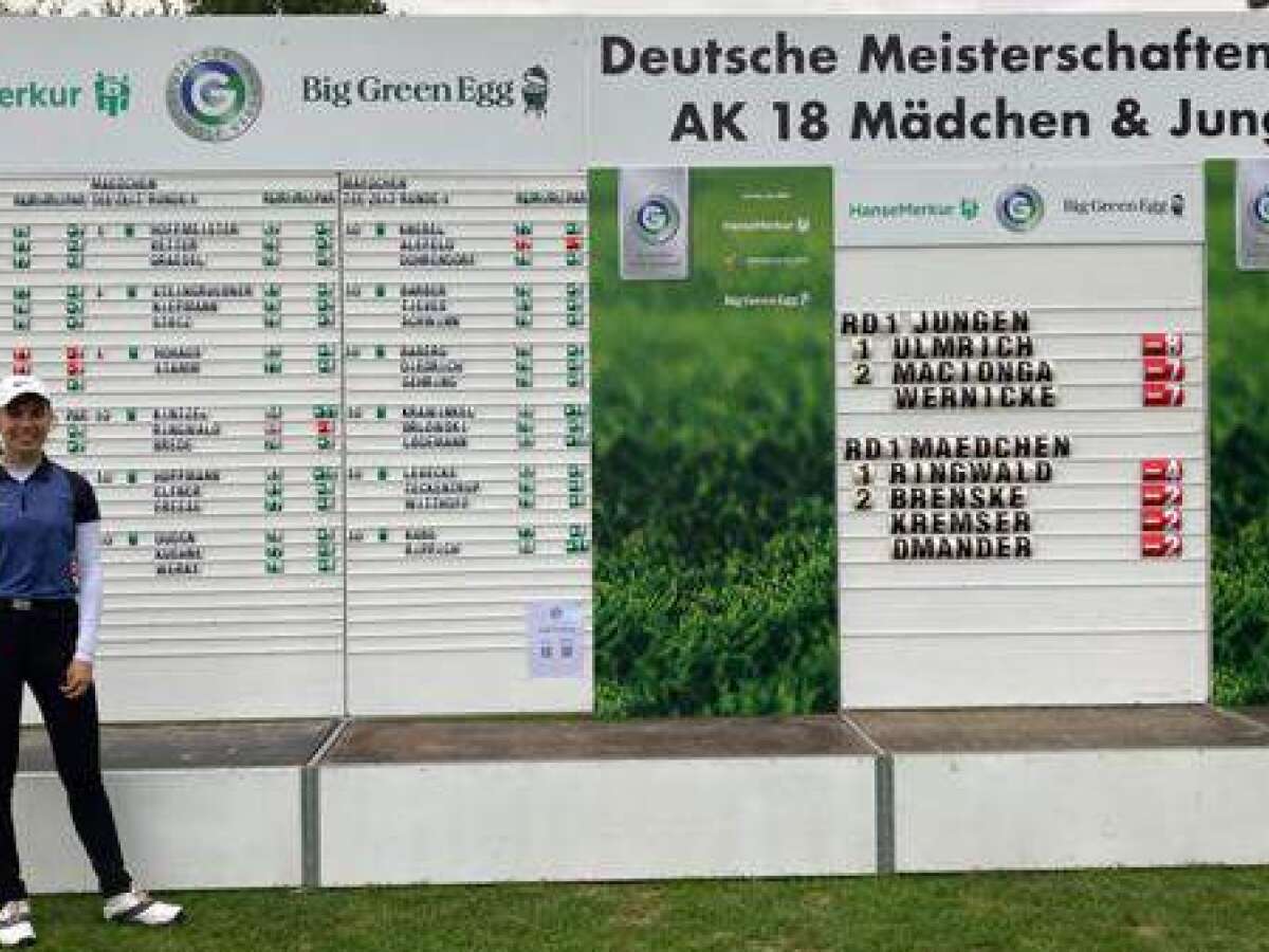 Lynn Niepmann vom GC am Meer Zehnte bei Golf-DM