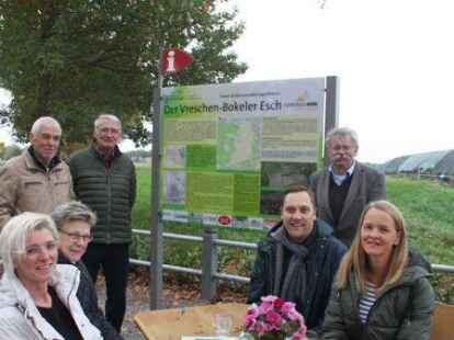 Heimatgeschichtliches über den Vreschen-Bokeler Esch auf neuer Infotafel zu finden