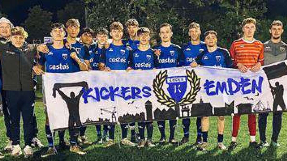 Fußball, Landesliga: A-Jugend vom BSV Kickers Emden erneut Tabellenführer