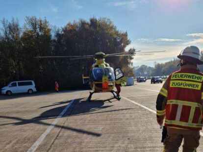 Unfall auf der A27 bei Bremerhaven: Mehrere Autos kollidieren auf der Autobahn miteinander ...