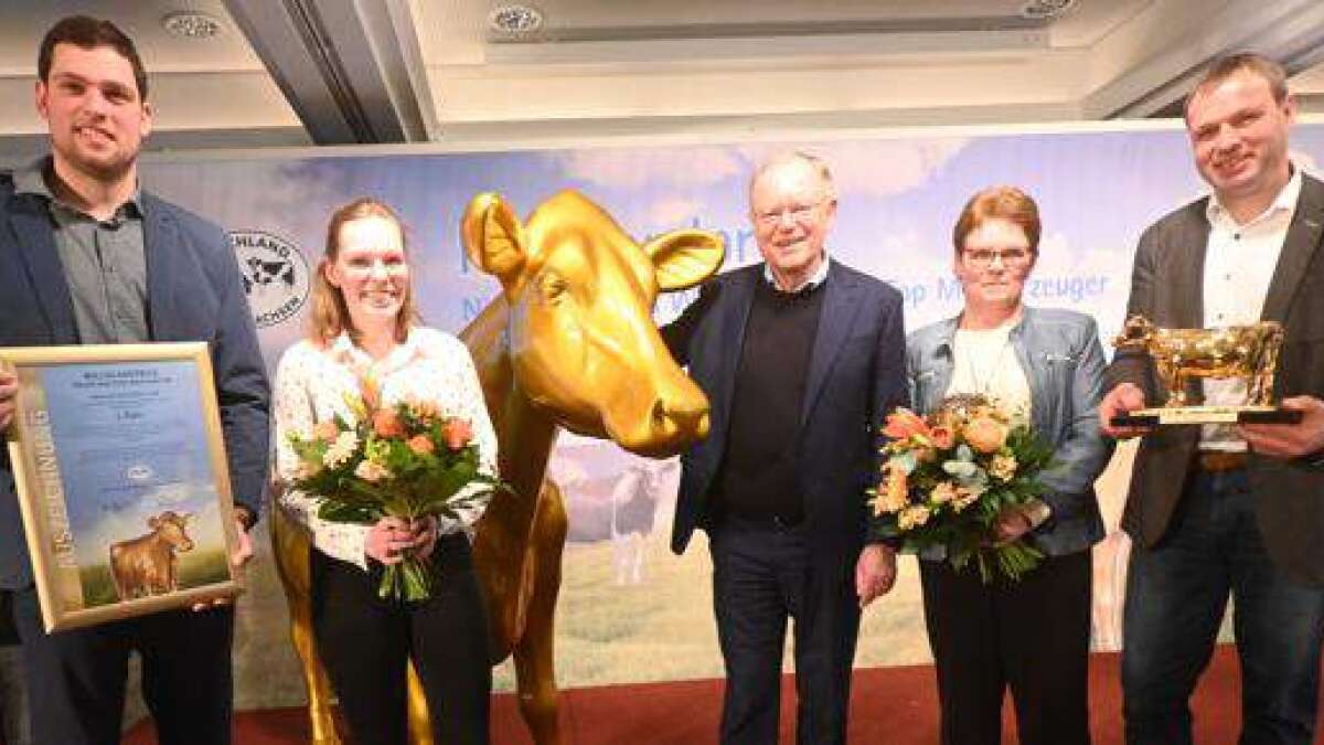 Goldene Olga 2022: Das sind die besten Milchviehbetriebe in Niedersachsen