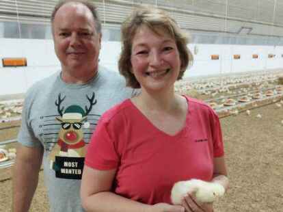 Hähnchen mit Stern in Klattenhof: Früher Start ins Weihnachtsgeschäft