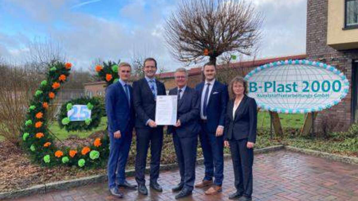 Kunststoff-Recycling aus Aurich: B-Plast 2000 beliefert seit 25 Jahren vier Kontinente