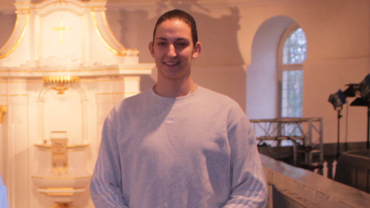 Kirche Harpstedt: Lektor Matti Ertel feiert Gottesdienst