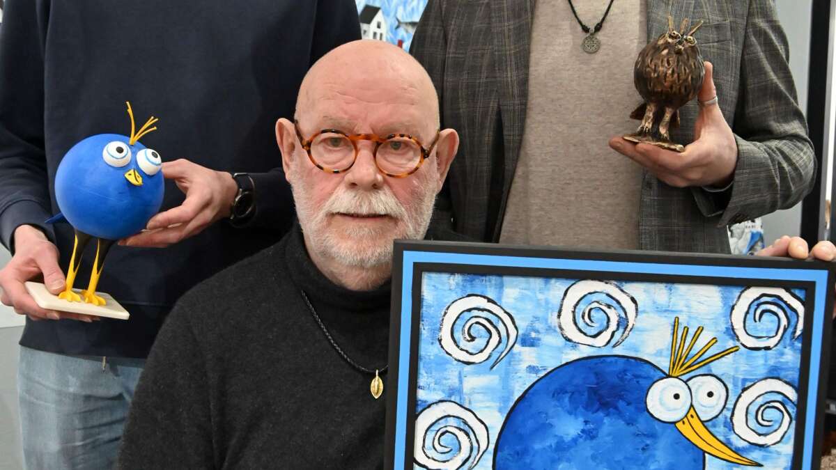 Künstler aus Esens: Horst Buldt gibt seiner Kunst ein neues Leben