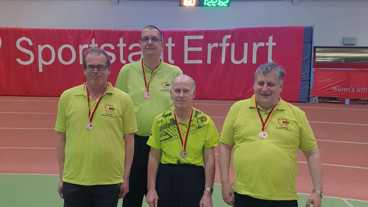 AWO-Sportler Kevin Herrmann gewinnt Gold im Kugelstoßen