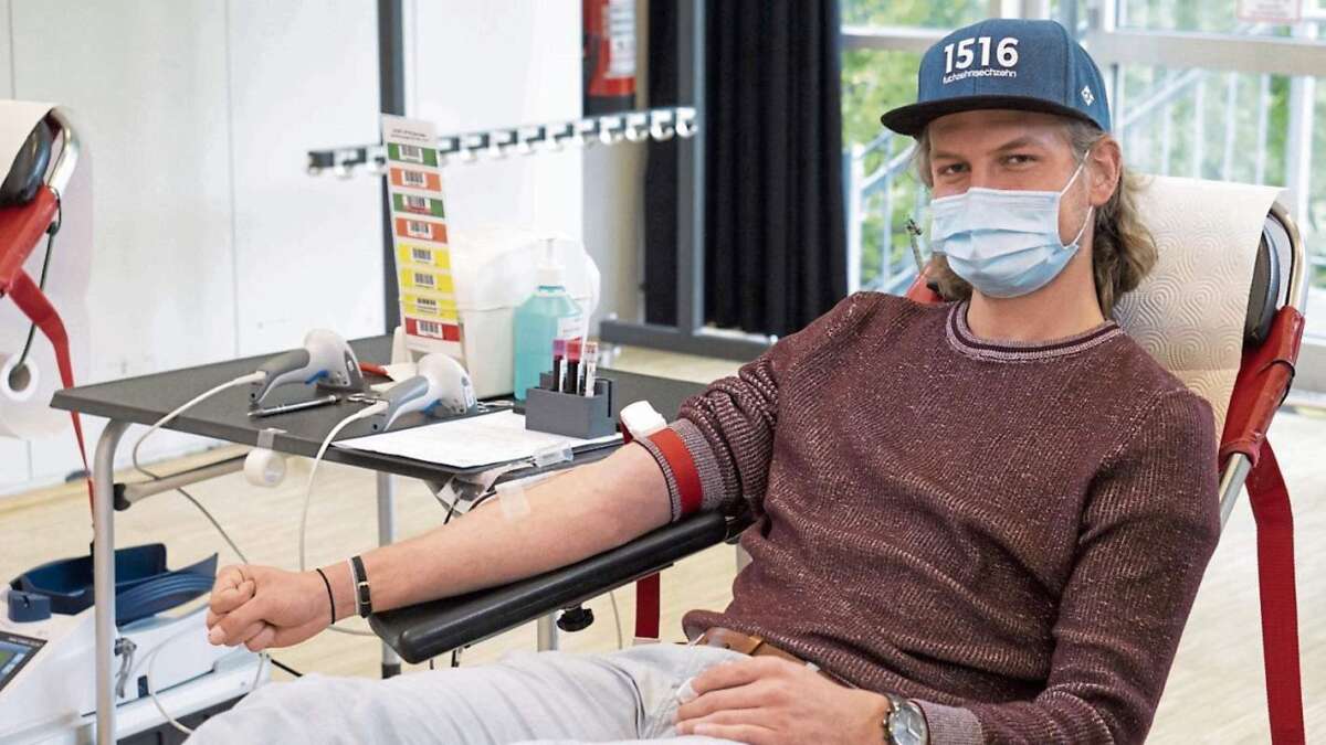 Für viele Blutspender war es eine Premiere