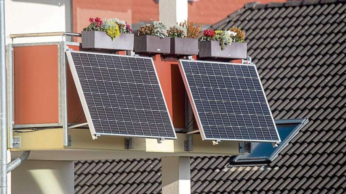 Fördernachfrage für Balkonkraftwerke geht durch die Decke