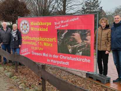 Musikkorps Wittekind fiebert Auftritt in Harpstedter Christuskirche entgegen