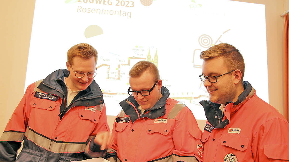 Lohner Malteser unterstützen Sanitäter im Kölner Karneval