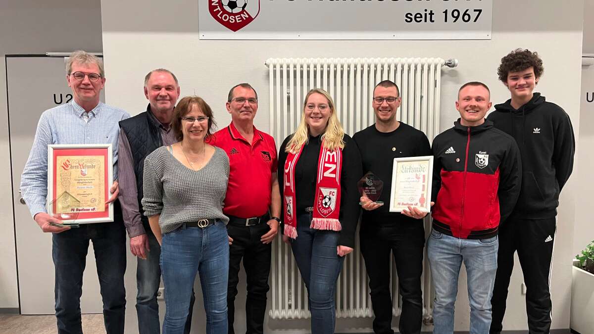 FC Huntlosen zieht Bilanz: Langjährige Mitglieder ausgezeichnet