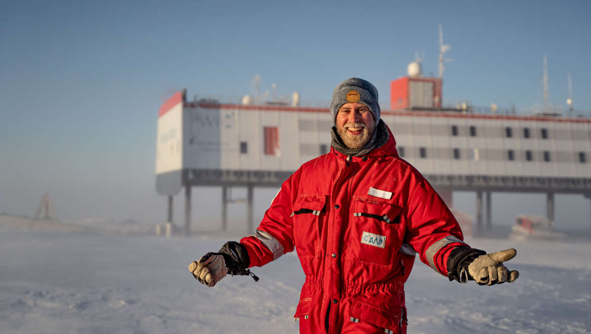 Mit spektakulären Fotos zurück aus der Antarktis: Braker Michael Trautmann in Oldenburg