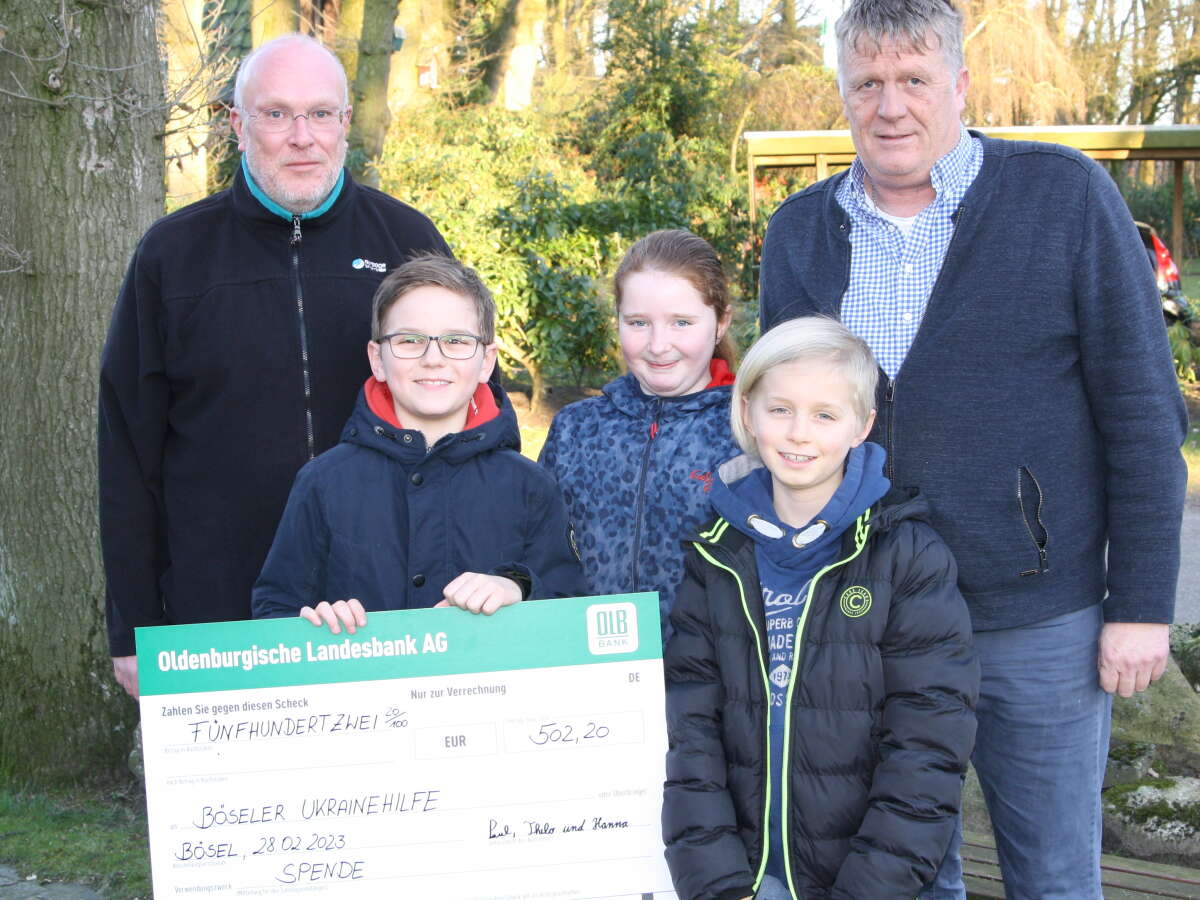 Ukraine-Hilfe: Böseler Schüler organisieren erfolgreichen Losverkauf