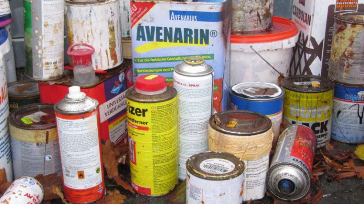 Mobile Problemstoffsammlung in Bad Zwischenahn: Farben, Lacke und ...
