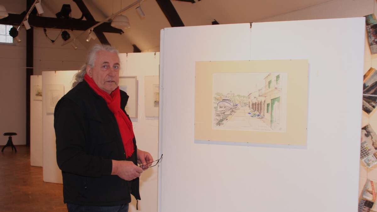 Reiseskizzen und Meer: Bernhard Brakenhoff aus Westerstede stellt ...