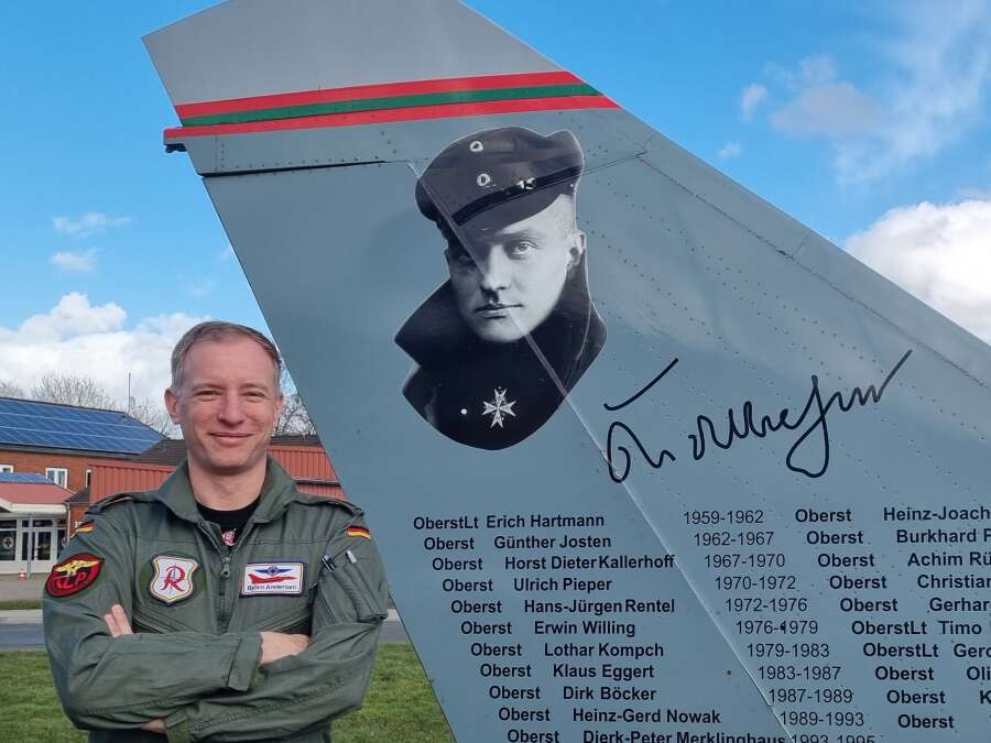 Björn Andersen ist neuer Kommodore beim Geschwader Richthofen