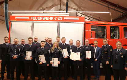 Feuerwehr Bösel: Wenige Einsätze, viele Dienststunden, schöner runder Geburtstag der Jugendwehr