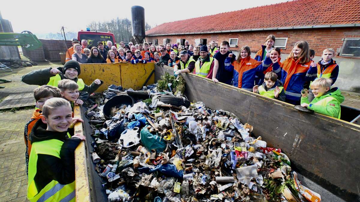 Müllsammelaktion in Gemeinde Ganderkesee: 130 Freiwillige sammeln ...