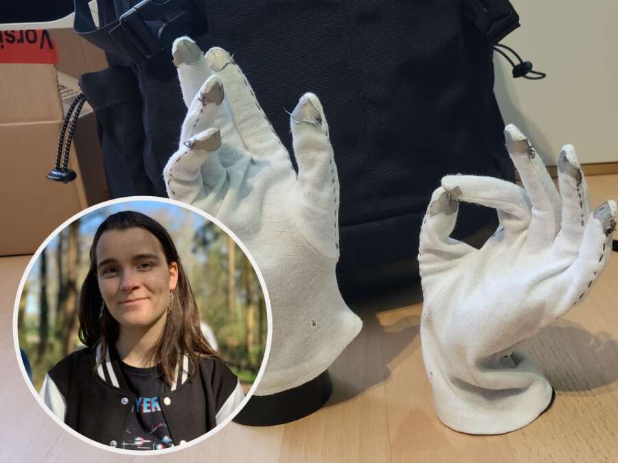 Oldenburgerin Emma Schiller entwickelt Handschuhe für Blinde – „Höhe ...