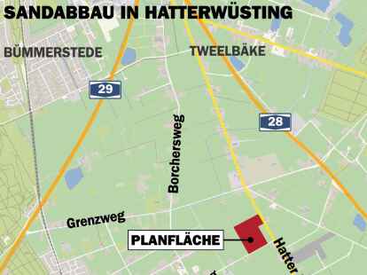 Sandabbau-Projekt beunruhigt die Anwohner: In Hatterwüsting entsteht ...