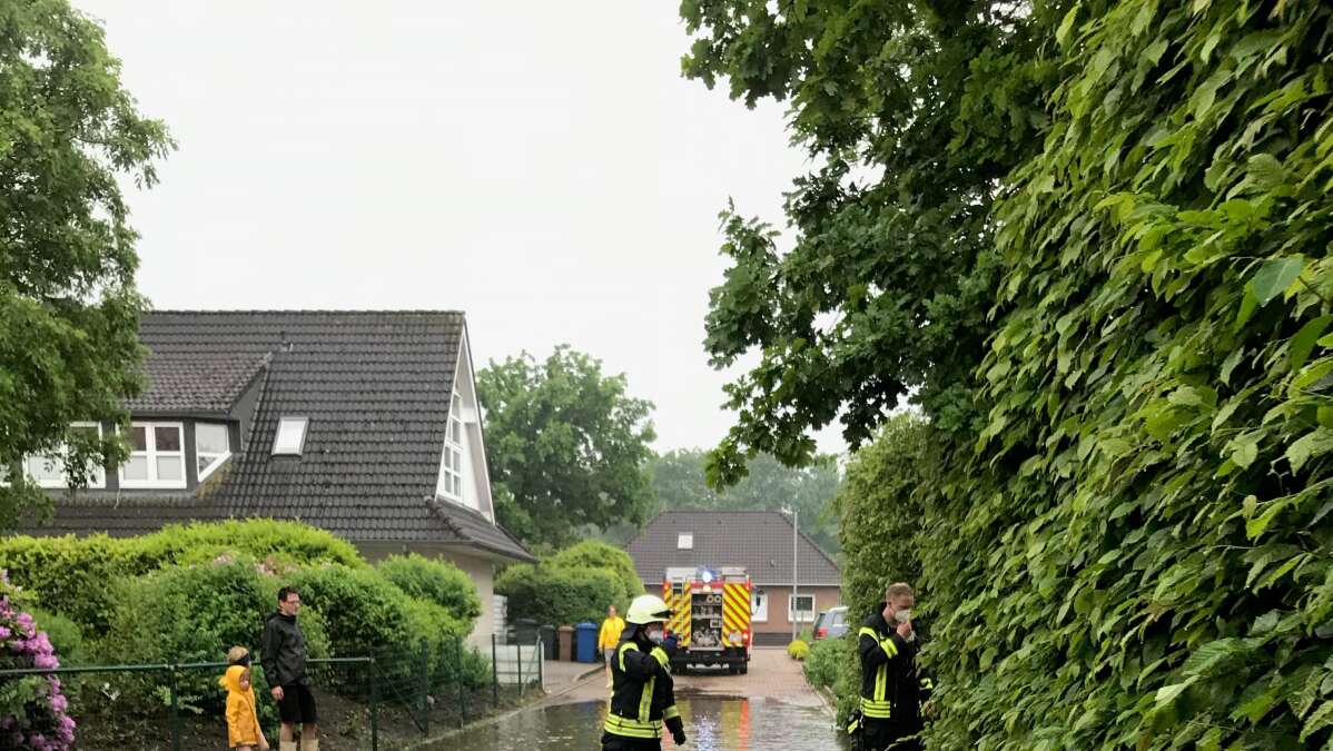 Starkregen in Rastede: Interaktive Karte zeigt gefährdete Bereiche
