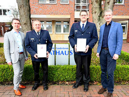 Feuerwehr Ganderkesee: Neue Ortsbrandmeister sind die alten