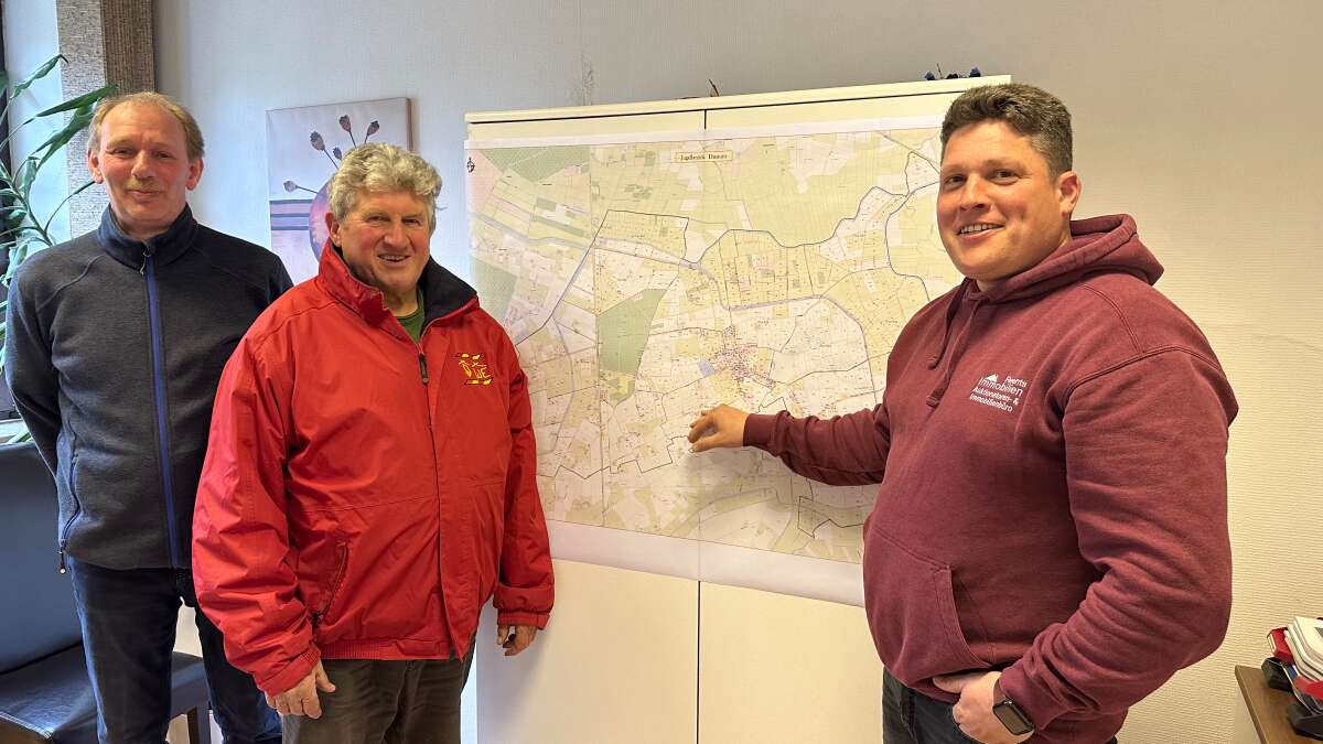 Jagd in Dunum: Johann Janssen, André Reent und Adde Reents über ...