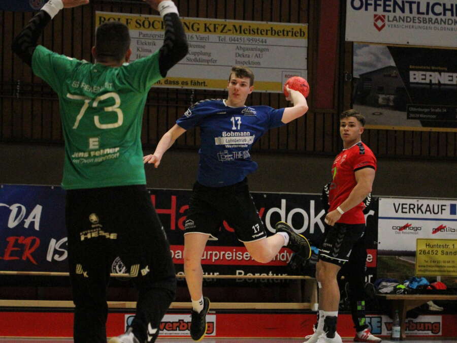 Handball-Landesliga: Teams der SG Obenstrohe/Dangastermoor jubeln