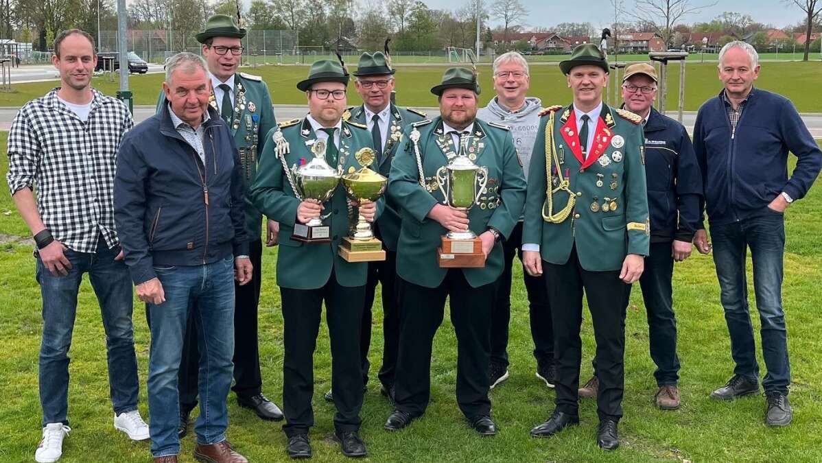 St.-Johannes-Schützengilde Garrel: Kompanie Peterswald räumt alle drei Pokale ab