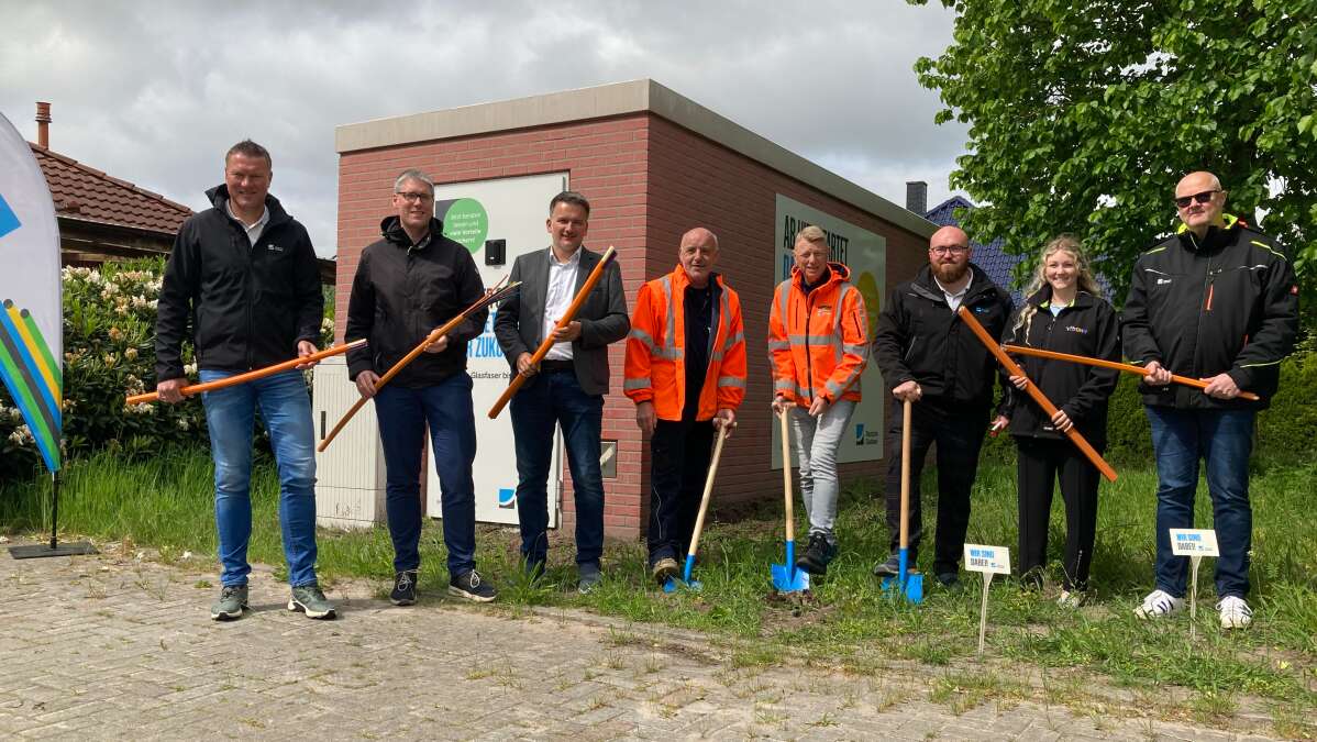Schnelles Internet: Die Tiefbauarbeiten für die Glasfaserversorgung in ...