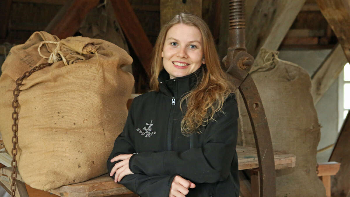 Karolin Tiemann ist freiwillige Müllerin in Sengwarden