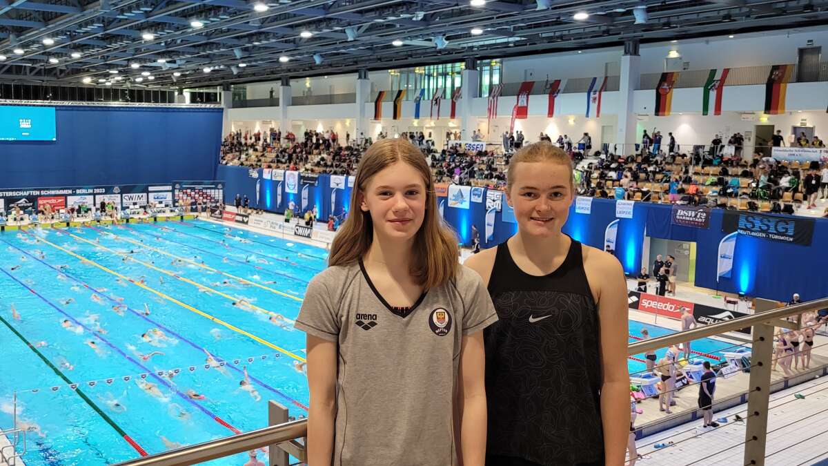Langbahn-Jahrgangsmeisterschaften in Berlin: Zwei Emder Schwimmerinnen zeigten starke Leistungen