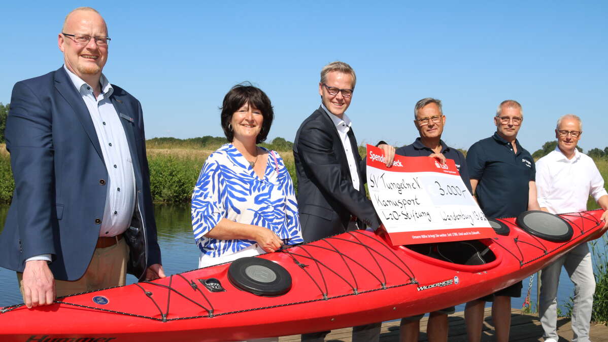 Kanuabteilung des SV Tungeln: Spende aus LzO Stiftung hilft gleich bei ...