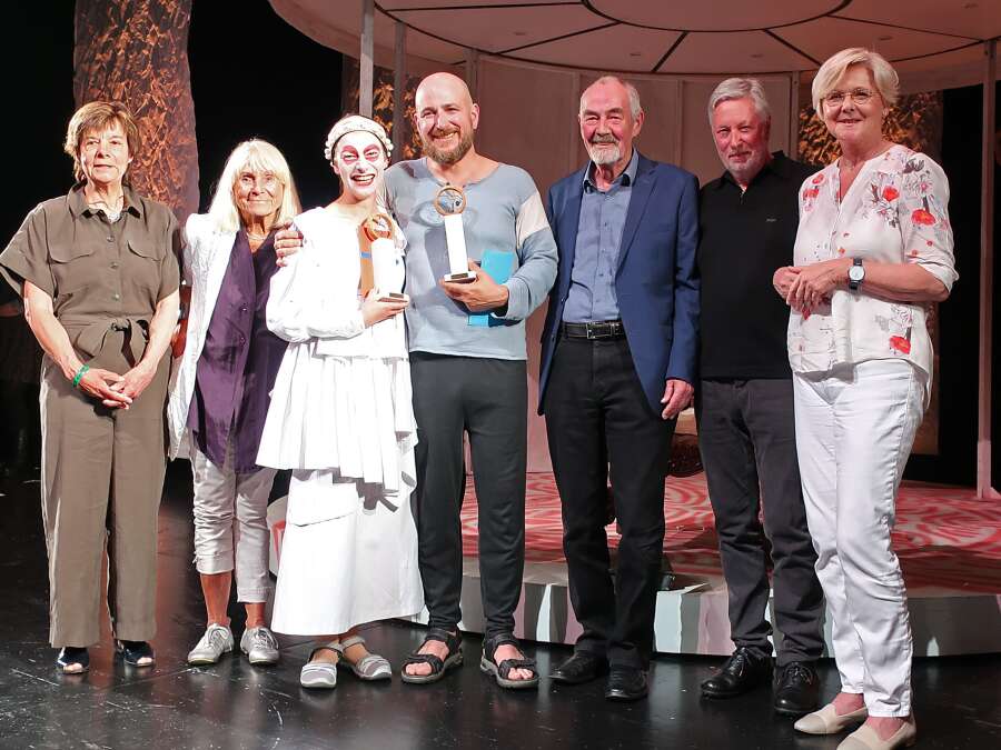 Caroline Wybranietz und Stefan Faupel vom Stadttheater Wilhelmshaven ...