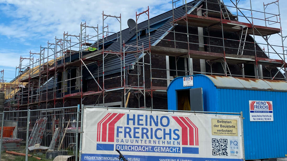 Heino Frerichs GmbH: Bauunternehmen aus Jever insolvent