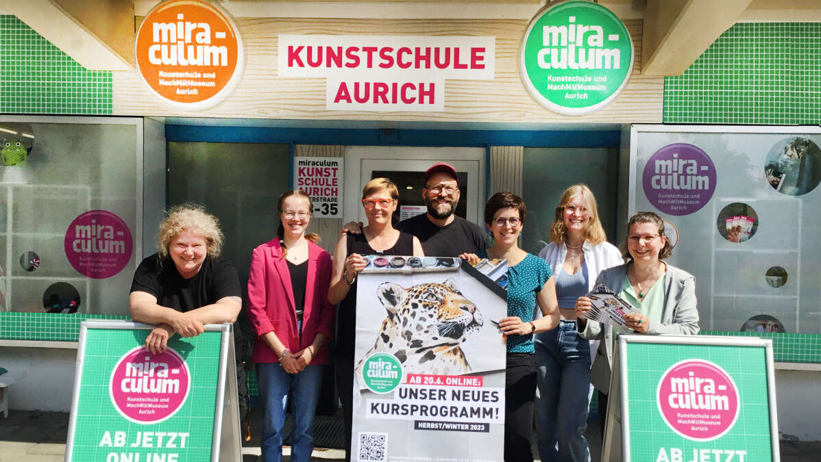 Kunstschule und „miraculum“ in Aurich mit neuen Angeboten nach den Sommerferien