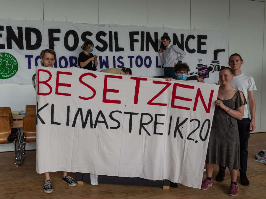 Carl-von-Ossietzky-Universität: Klimaaktivisten besetzen Uni Oldenburg