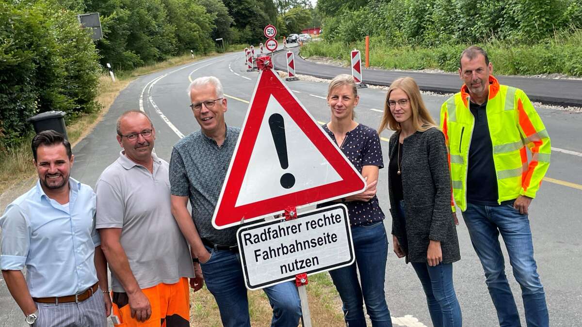 Radweg Addernhausener Straße: Freigabe für 14. Juli geplant