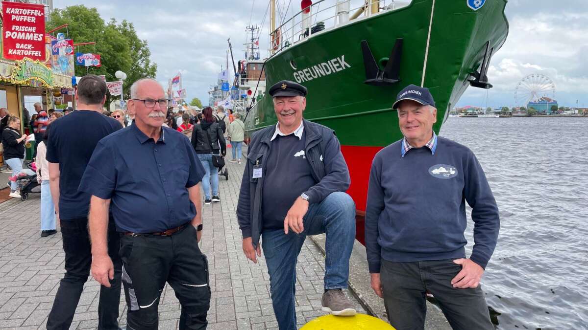 Die Museumsschiffe waren der Hingucker beim Wilhelmshavener Wochenende ...