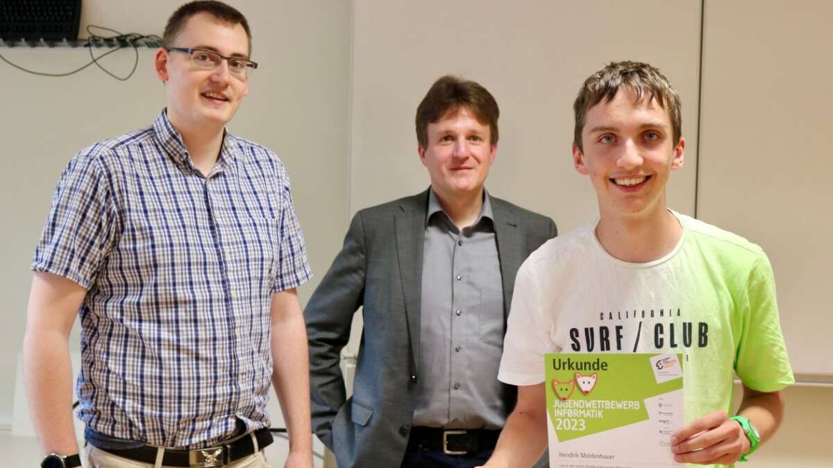 Gymnasium Wildeshausen:bei Jugendwettbewerb Informatik 2023 erfolgreich