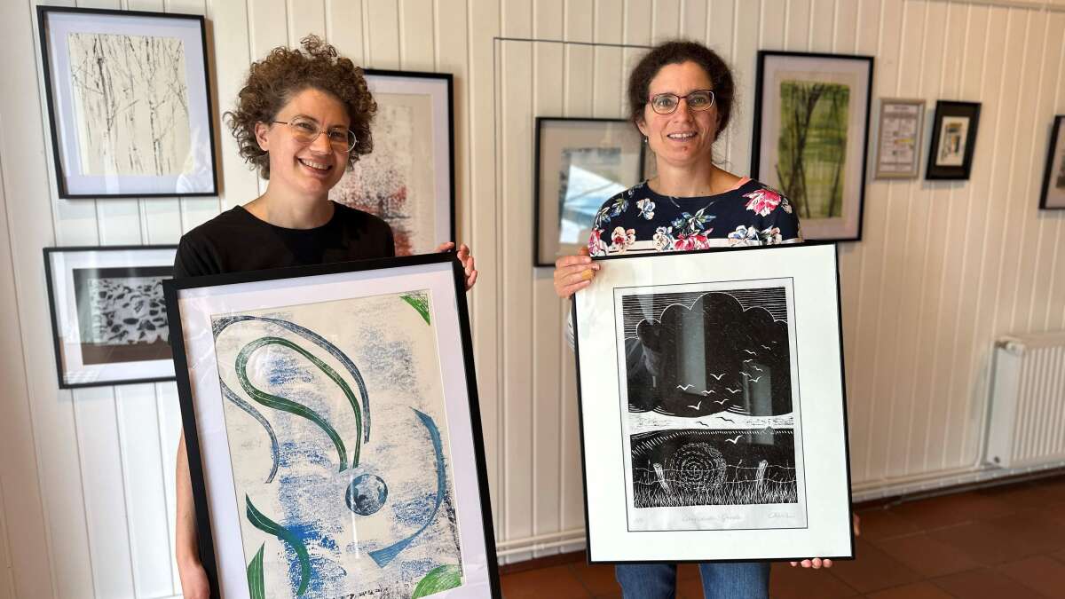 Ausstellung in Atrium Burhave: Christine Pape und Anne Humboldt ...