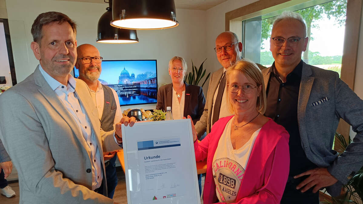 Siegel für Nachhaltigkeit im Handwerk: Betrieb aus Rastede als erster ...