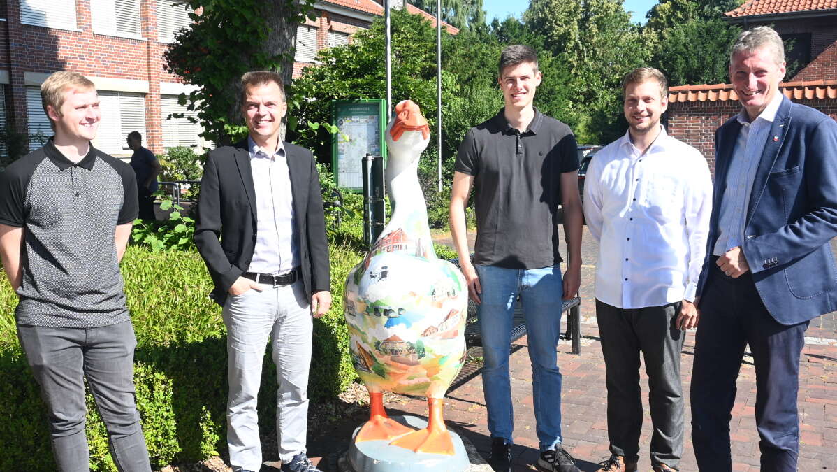 Gemeinde Ganderkesee: Drei Mitarbeiter übernehmen neue Aufgaben