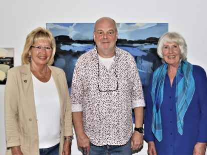 Künstler Ommo Wille im Künstlerhaus Hooksiel