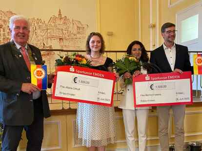 Rotary Förderpreis Emden: Bermal Incesoy und Maike Olthoff von den BBS ...