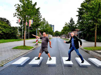 StreetArt-Festival Wilhelmshaven: Zebrastreifen auf Zeit