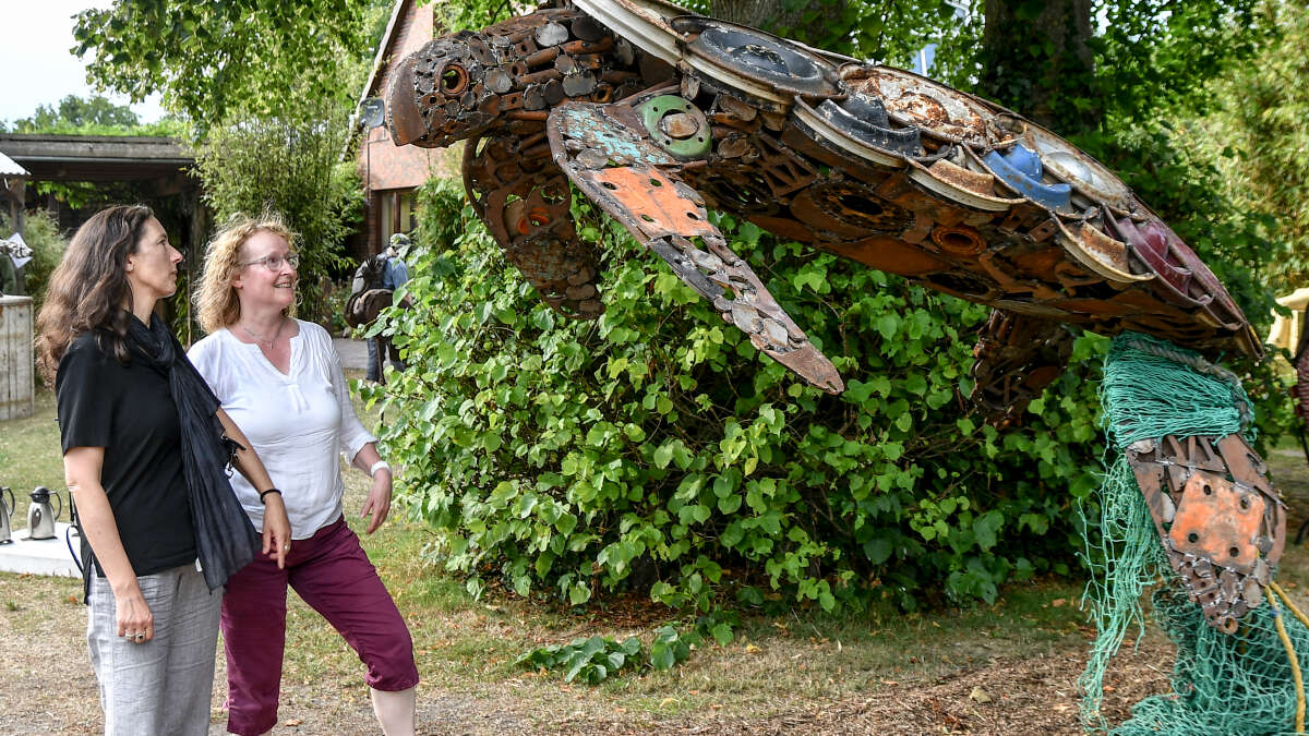 Yard Art in Rallenbüschen: Schrottkünstler Diedel Klöver zeigt neue ...
